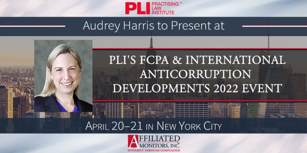 Audrey Harris to Present at PLI's FCPA and International Anticorruption ...